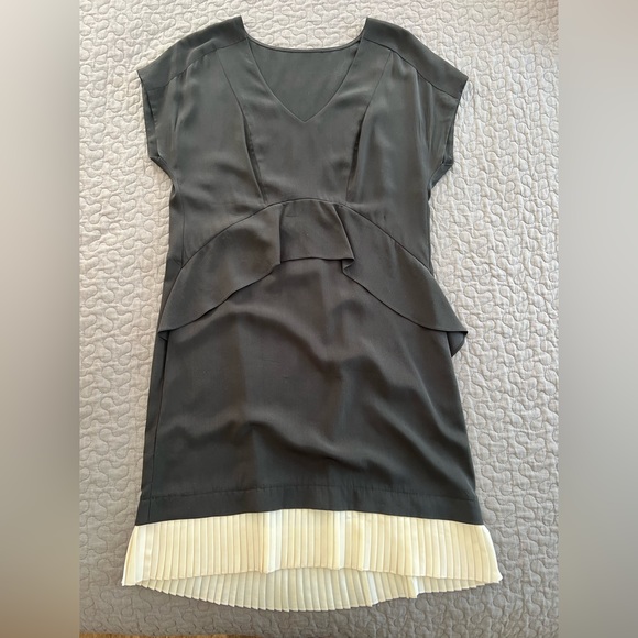 BCBGMaxAzria | Dresses | Bcbg Black Peplum Dress | Poshmark